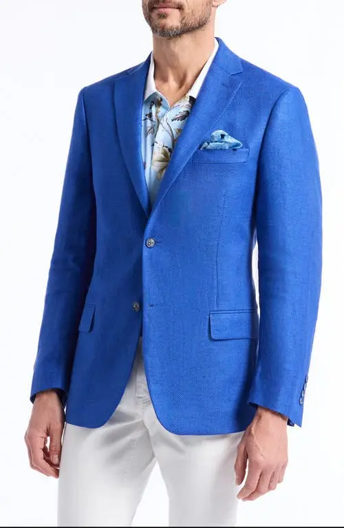 Robert Graham Rempston Linen Sport Coat - Cobalt