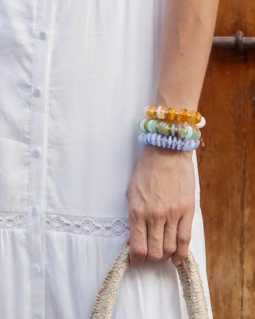 BY LILLA Bouquet Set Of Three Hair Ties