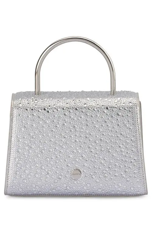 OLGA BERG Annabel Crystal Top Handle Bag