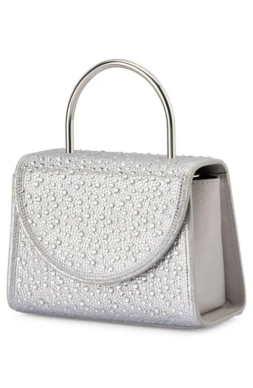 OLGA BERG Annabel Crystal Top Handle Bag