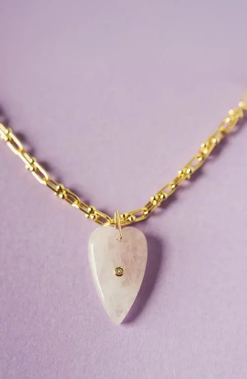 MACRAE & CO. Heart Of Stone Pendant Necklace