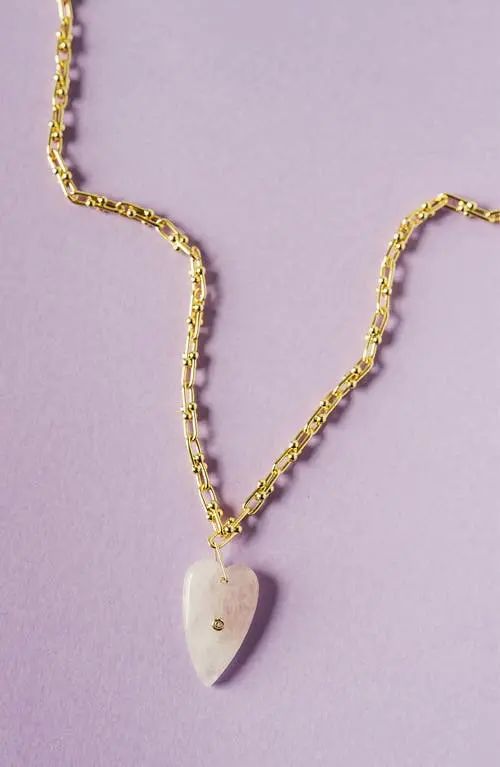 MACRAE & CO. Heart Of Stone Pendant Necklace