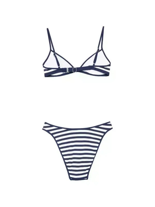 Polo Ralph Lauren Striped Bikini - Blue