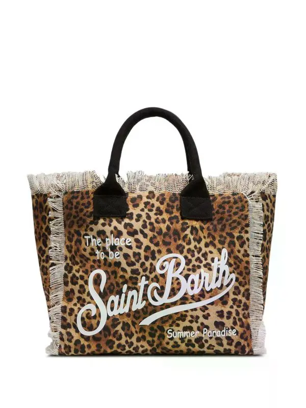 MC2 SAINT BARTH Vanity Fringe Tote Bag - Neutrals