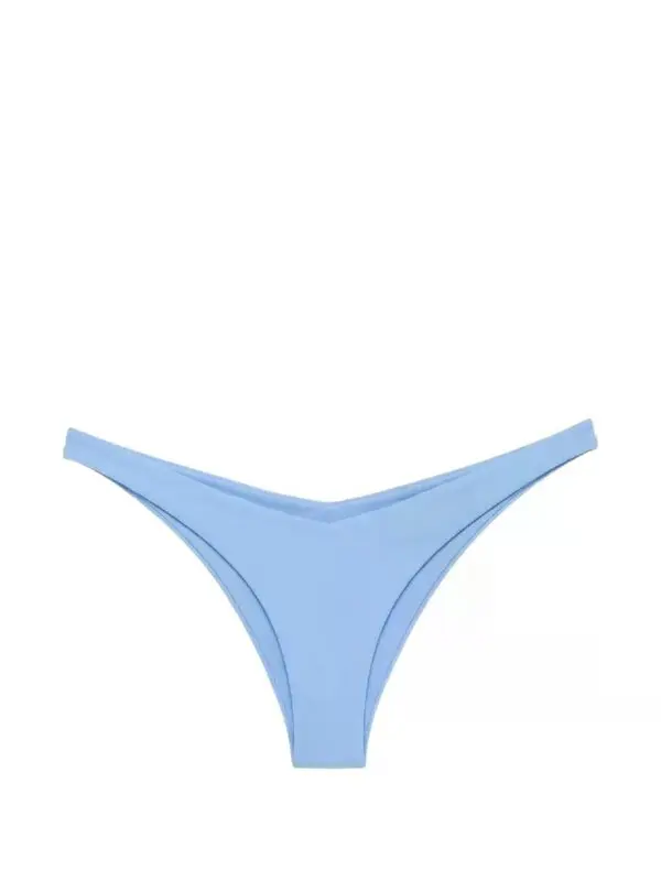 LA REVECHE Kamila Deep-cut Bikini Bottoms - Blue