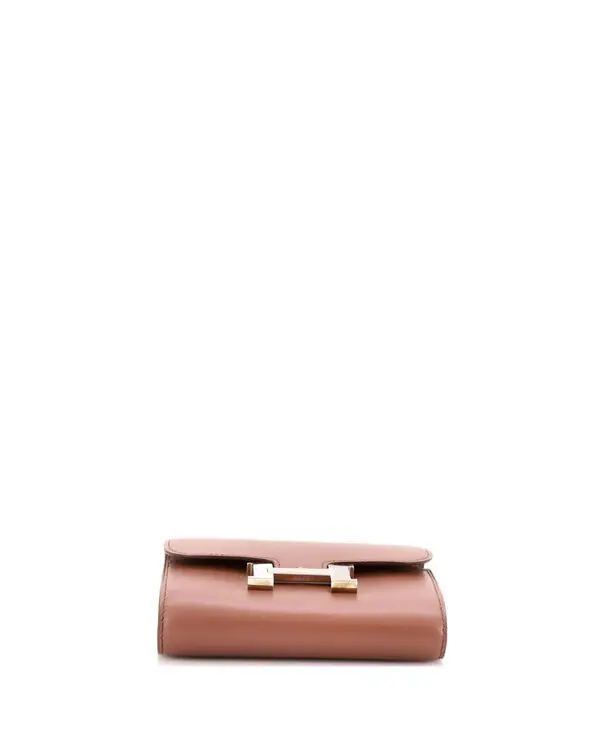 Hermès Compact Constance Wallet Tadelakt - Gray