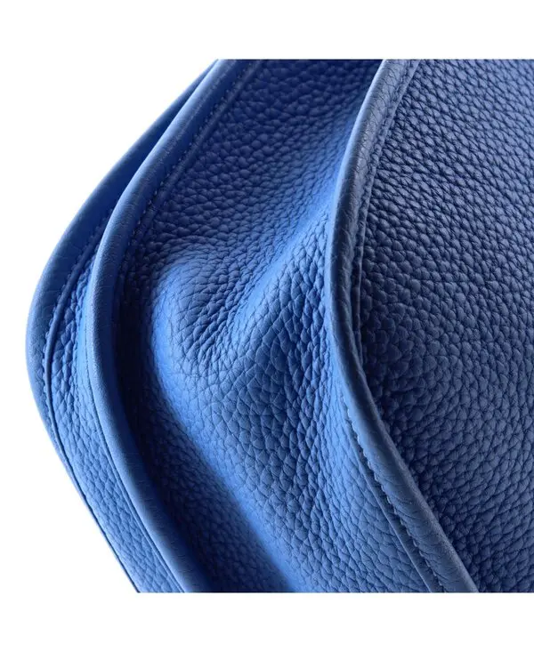 Hermès Gm Evelyne Bag Gen Iii Clemence - Blue