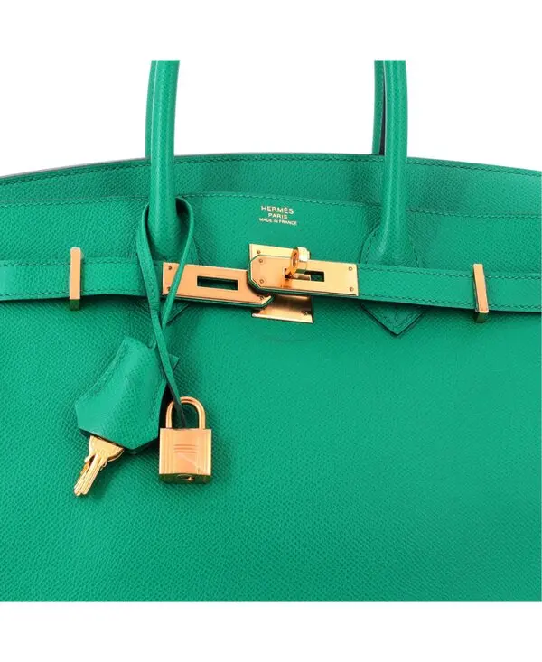 Hermès Birkin 30 Handbag - Vert Jade