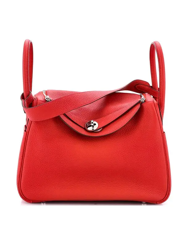 Hermès 30 Lindy Bag Clemence - Red