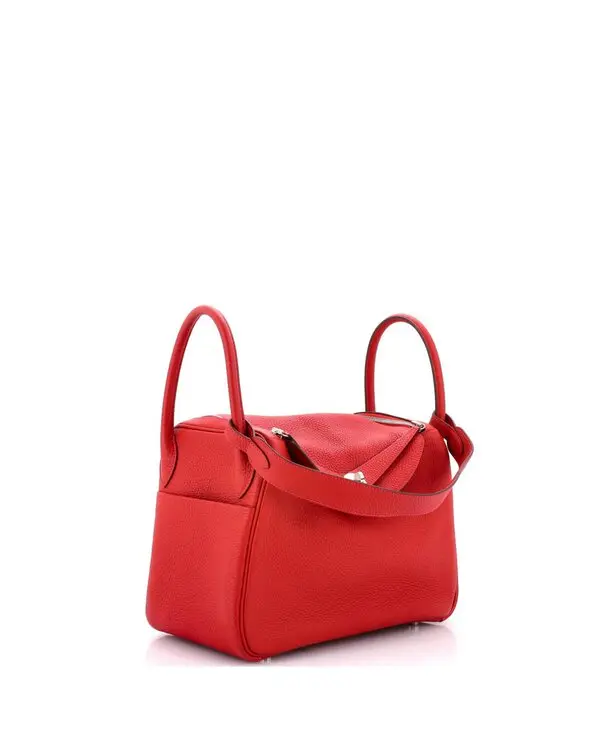 Hermès 30 Lindy Bag Clemence - Red