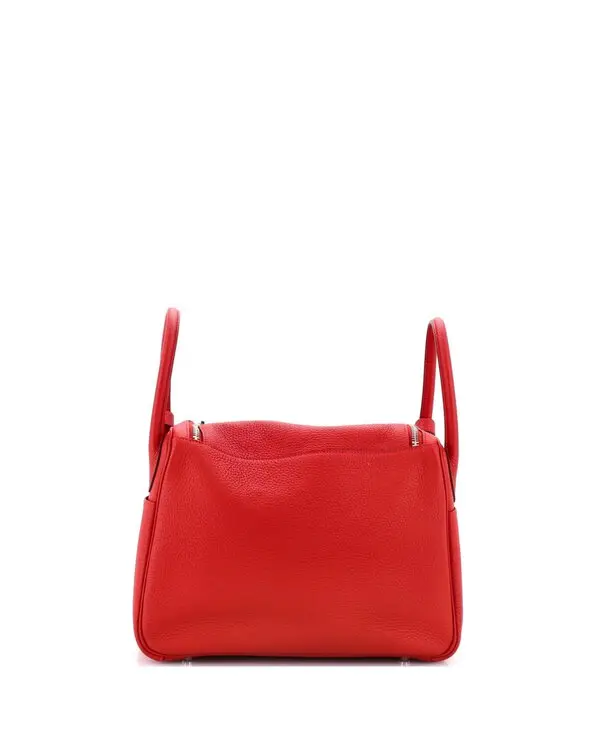 Hermès 30 Lindy Bag Clemence - Red