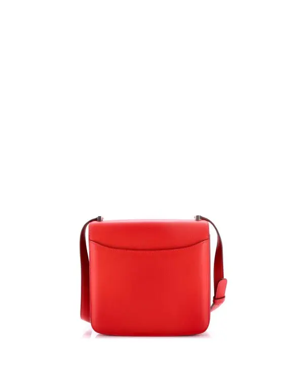 Hermès 2002 Evercolor Shoulder Bag - Red