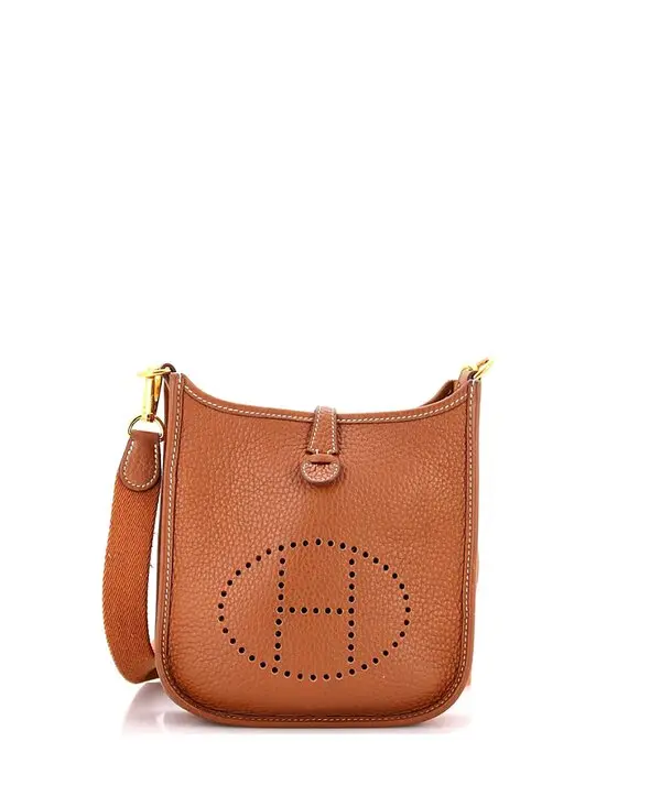 Hermès Tpm Evelyne Bag Gen Iii Clemence - Brown