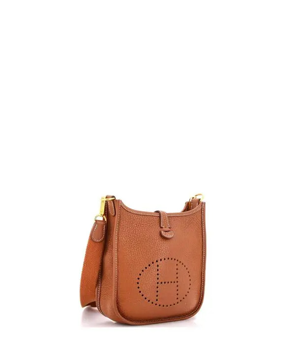 Hermès Tpm Evelyne Bag Gen Iii Clemence - Brown
