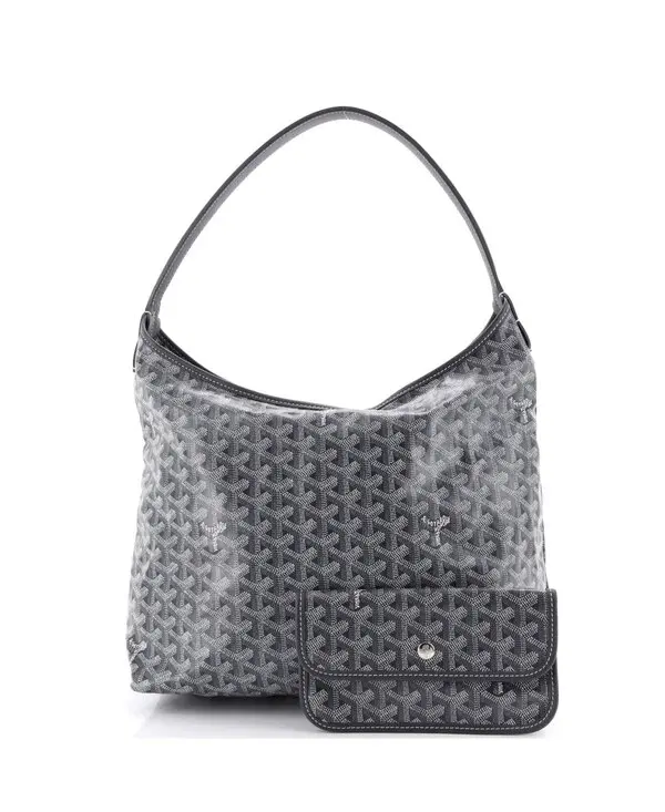 Goyard Boheme Hobo Coated Canvas - Gray