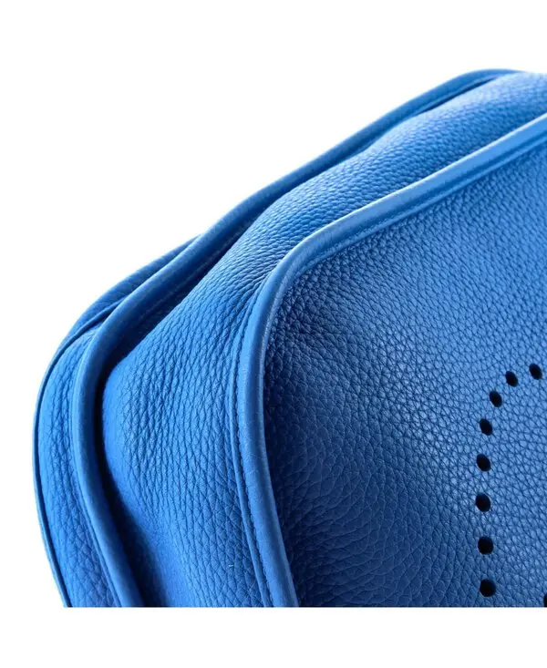 Hermès Pm Evelyne Bag Gen Iii Clemence - Blue