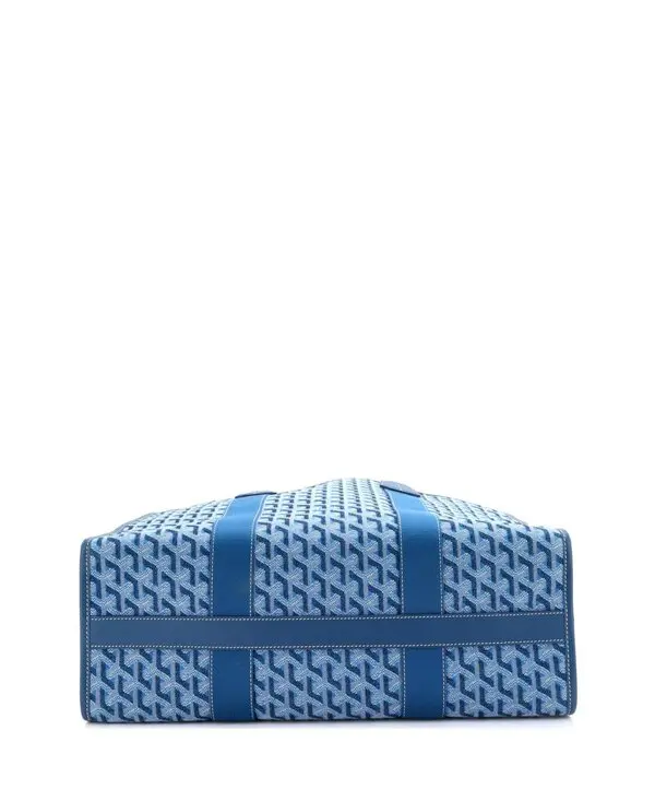 Goyard Mm Villette Tote Coated Canvas - Blue