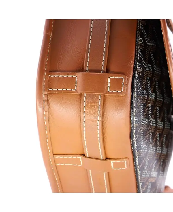 Goyard Pm Belvedere Ii Messenger Bag Coated Canvas - Brown