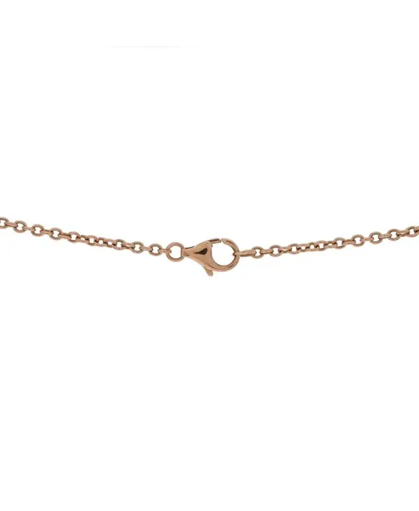 CARTIER Love Interlocking Necklace 18k Rose Gold, 17.75