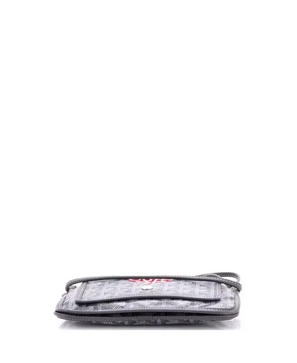 Goyard Plumet Clutch Wallet Printed Coated Canvas - Gray