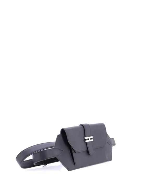 Hermès Elan Pocket 24 Belt Bag Swift - Black