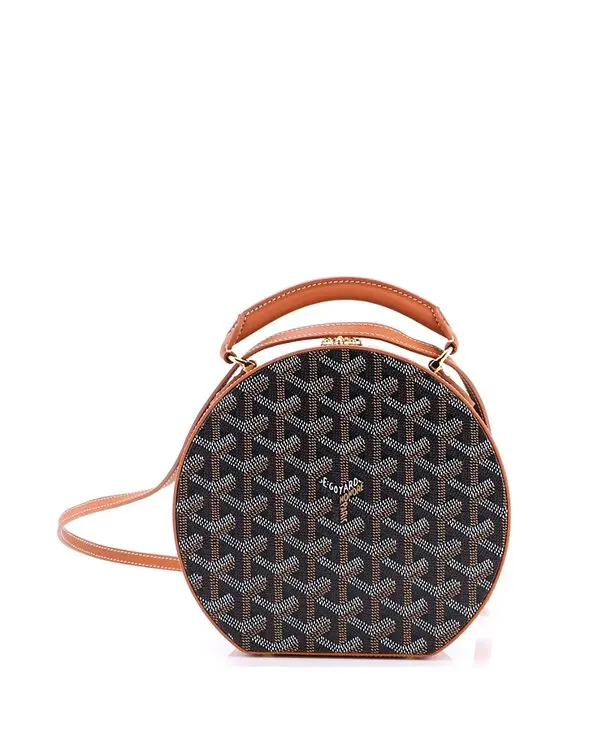 Goyard Alto Hatbox Bag Coated Canvas - Brown