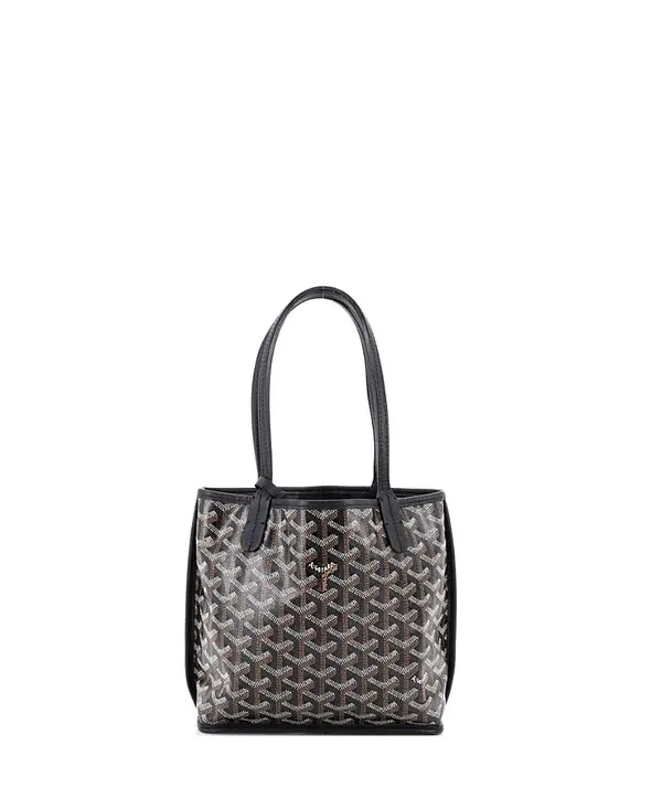 Goyard Anjou Reversible Tote Coated Canvas - Black