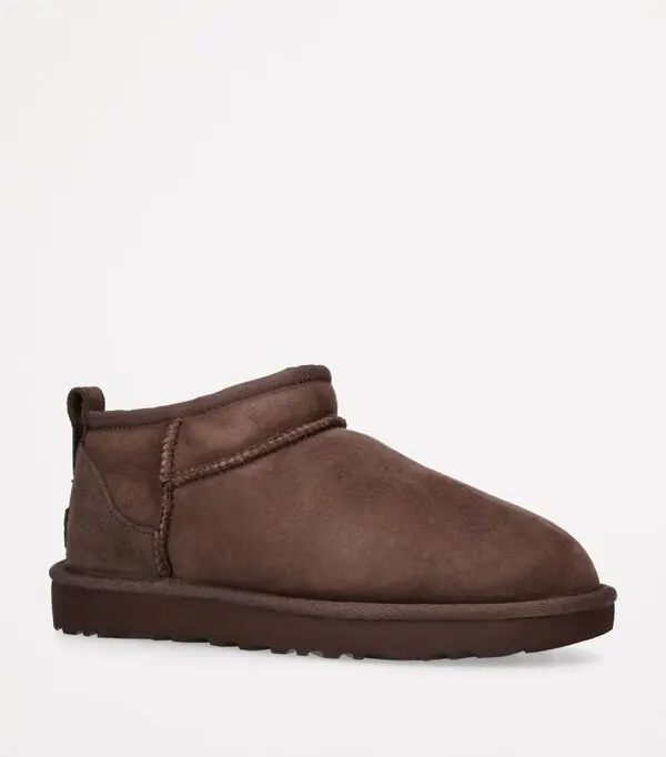 UGG Suede Classic Ultra Mini Boots - Brown