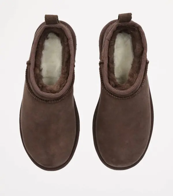 UGG Suede Classic Ultra Mini Boots - Brown