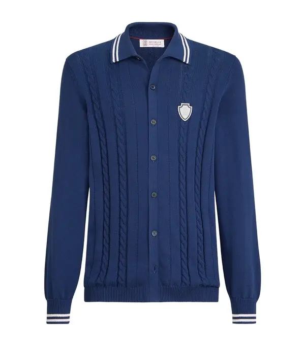 Brunello Cucinelli Cotton Cable-knit Cardigan