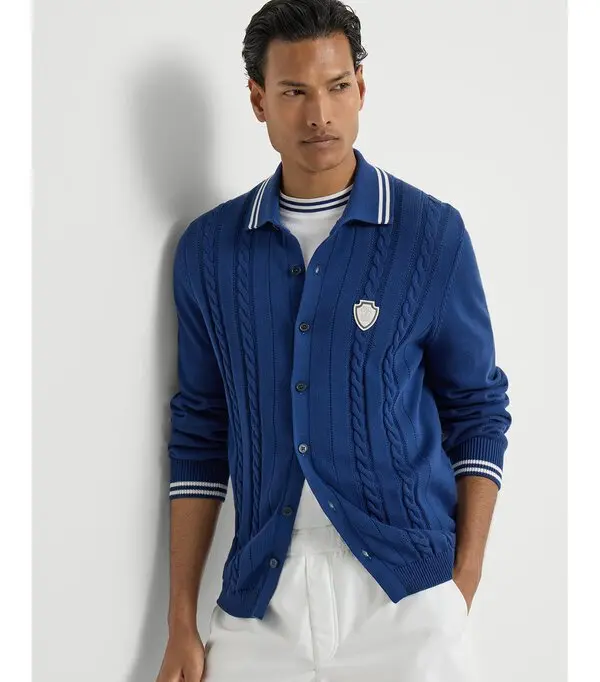 Brunello Cucinelli Cotton Cable-knit Cardigan