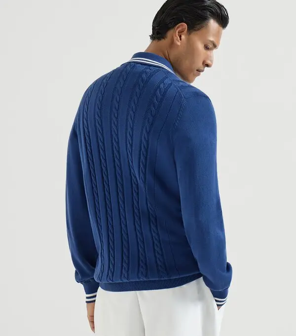 Brunello Cucinelli Cotton Cable-knit Cardigan