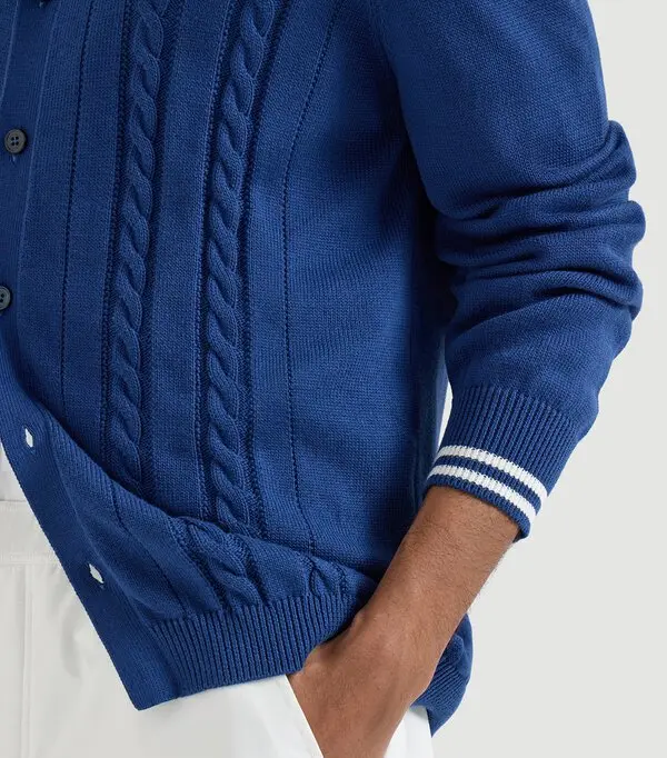 Brunello Cucinelli Cotton Cable-knit Cardigan