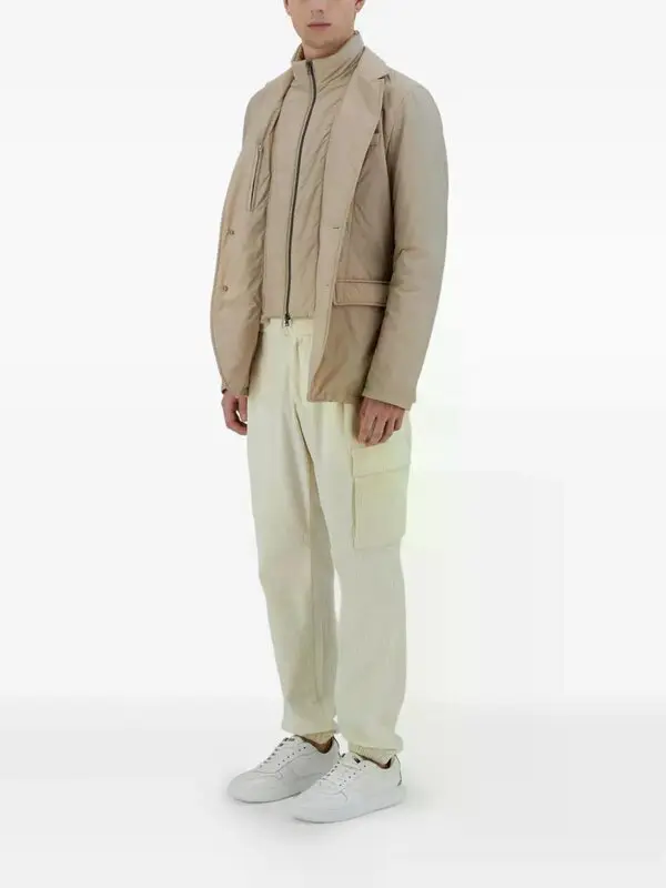Herno Quilted Single-breasted Blazer