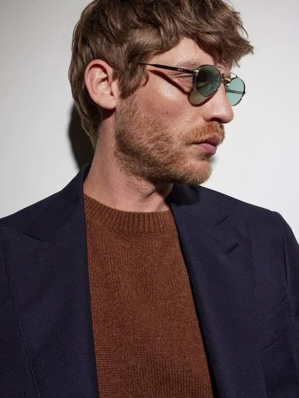 CUTLER AND GROSS 1427 Round-frame Sunglasses