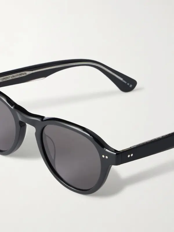 Garrett Leight Mcnally Oval-frame Sunglasses