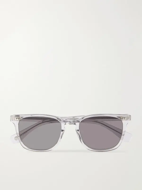 Garrett Leight Earvin Square-frame Sunglasses - Neutrals