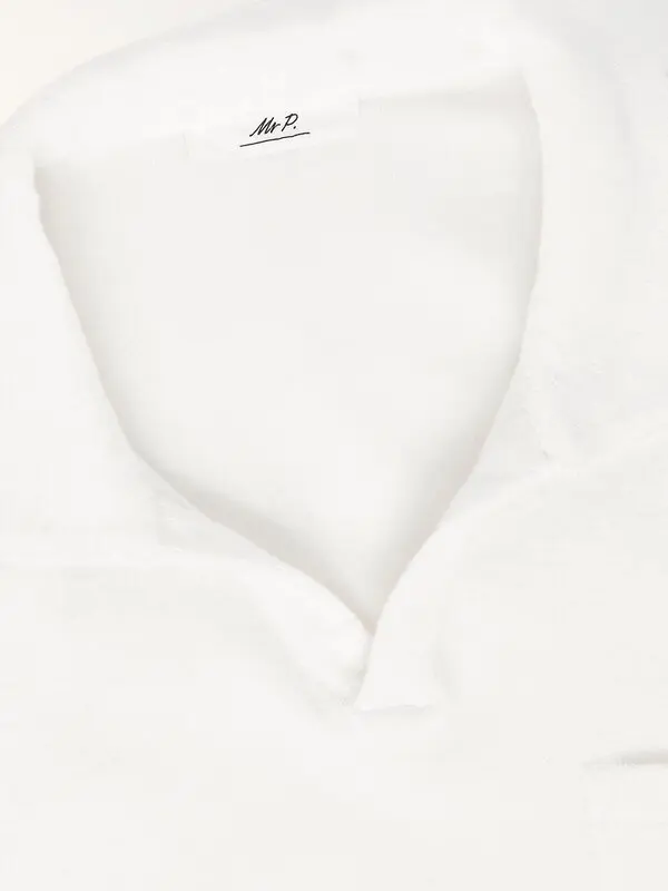 Mr P. Cotton And Silk-blend Terry Polo Shirt