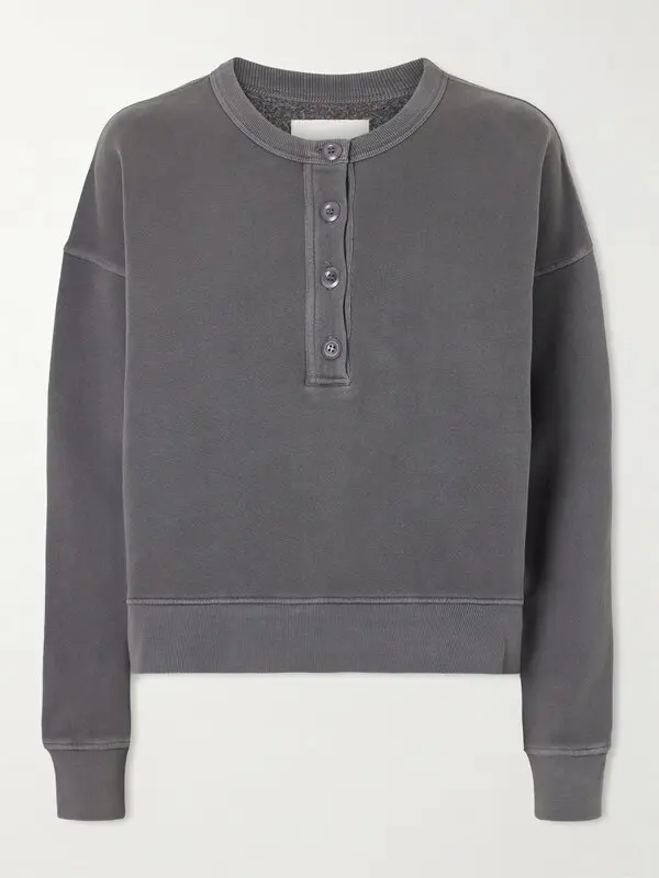 Citizens Of Humanity Cotton-blend Fleece Sweatshirt - Gray