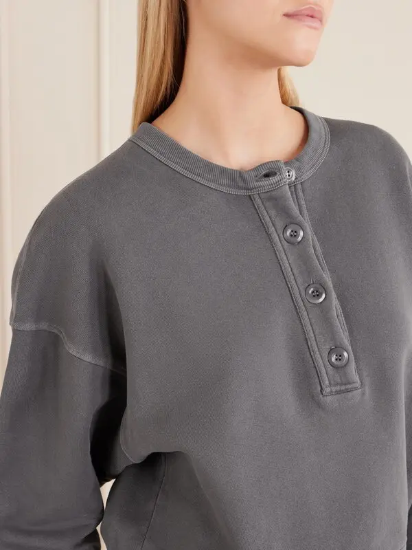 Citizens Of Humanity Cotton-blend Fleece Sweatshirt - Gray
