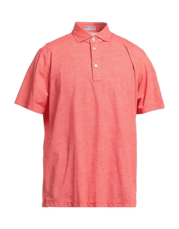 GHIRARDELLI Polo Shirt Light Size Nylon, Elastane - Red