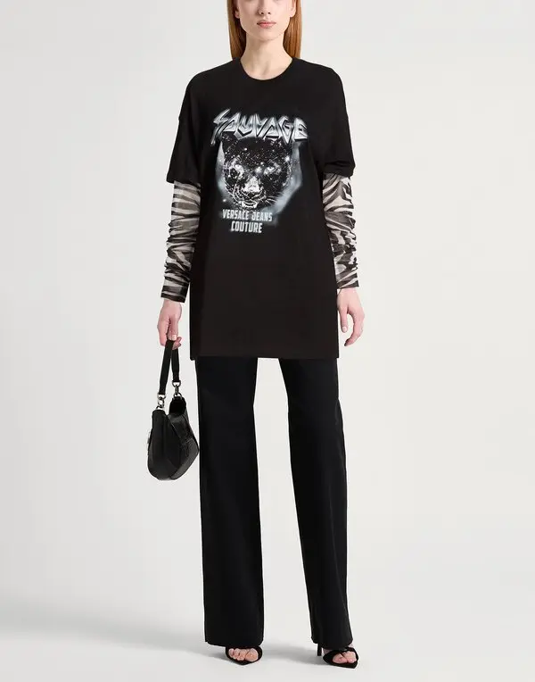 Versace Printed Long Sleeve T-shirt