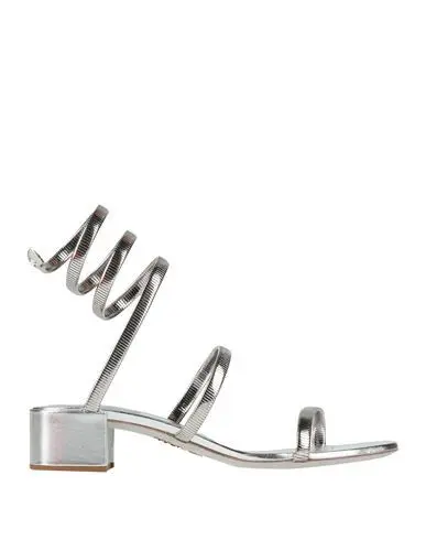 Rene Caovilla Metal Sandals - Silver