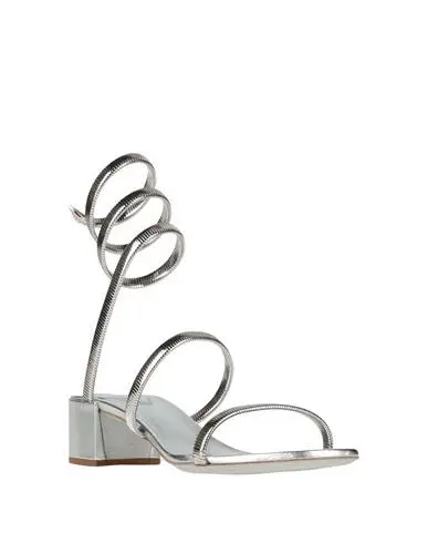 Rene Caovilla Metal Sandals - Silver