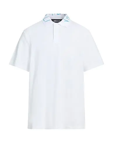 Just Cavalli Polo Shirt Size Cotton - White