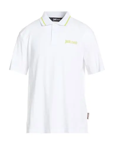 Just Cavalli Polo Shirt Size Cotton - White