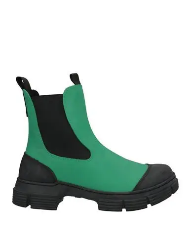 GANNI Ankle Boots In Synthetic Material - Green