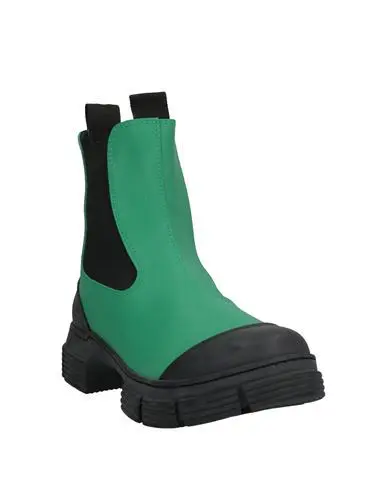 GANNI Ankle Boots In Synthetic Material - Green
