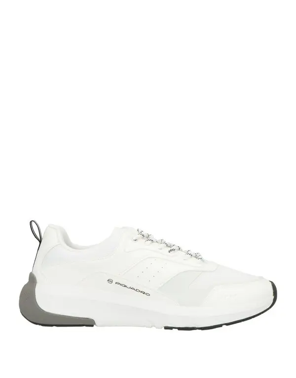 PIQUADRO Leather And Textile Fiber Low-top Sneakers