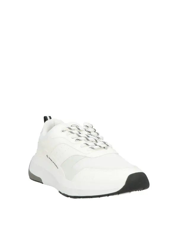 PIQUADRO Leather And Textile Fiber Low-top Sneakers